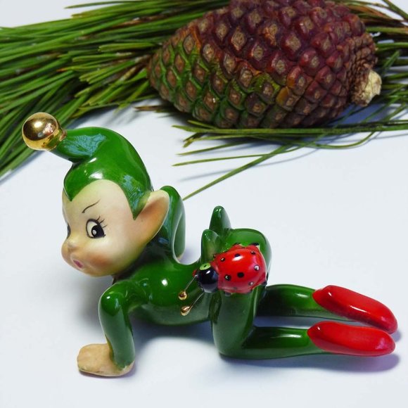 Accents | Josef Originals Green Crawling Ladybug Pixie Elf | Poshmark